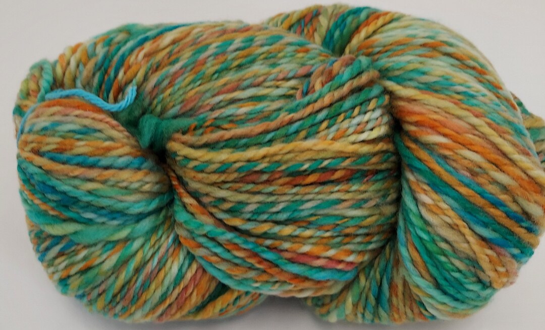 School Skipper Superwash Merino/nylon Handspun Wool Yarn - Etsy