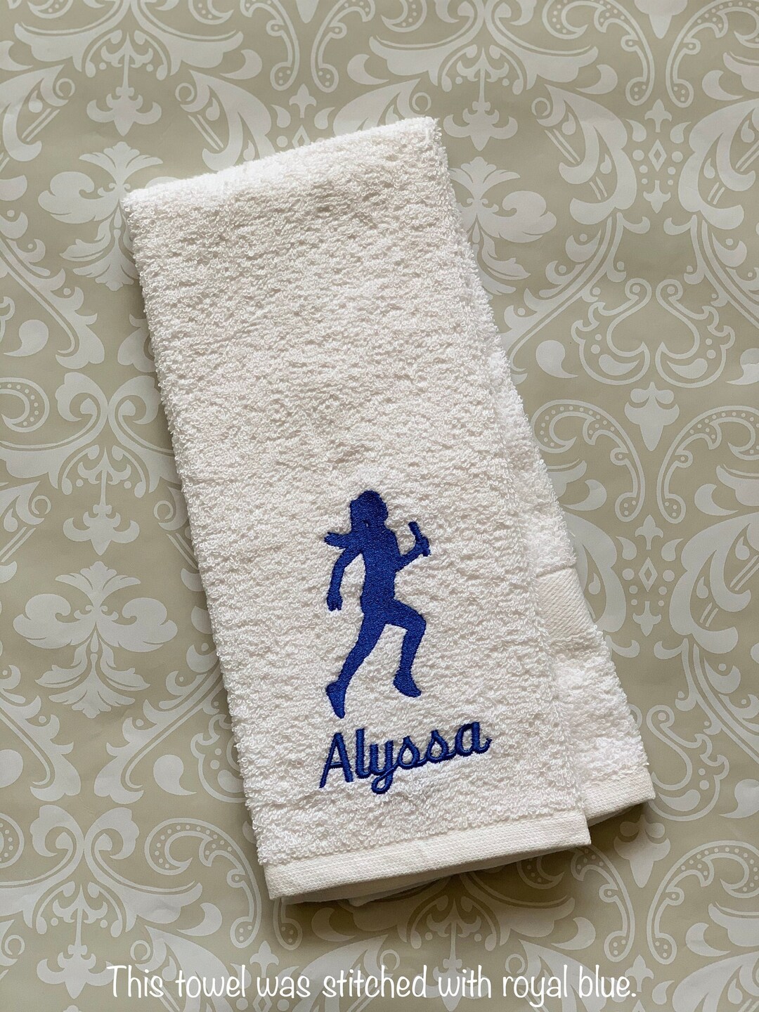 Personalized Relay Runner Towel Female ST00101 // Track and Field Gift ...