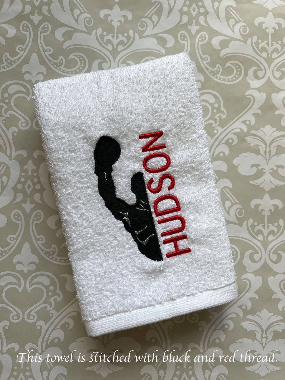 Personalized Boxing Towel: Embroidered Boxer Gift - Etsy