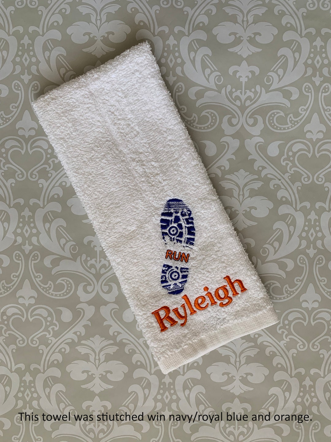 Personalized Embroidered Running Towel – Runner Gift - Etsy
