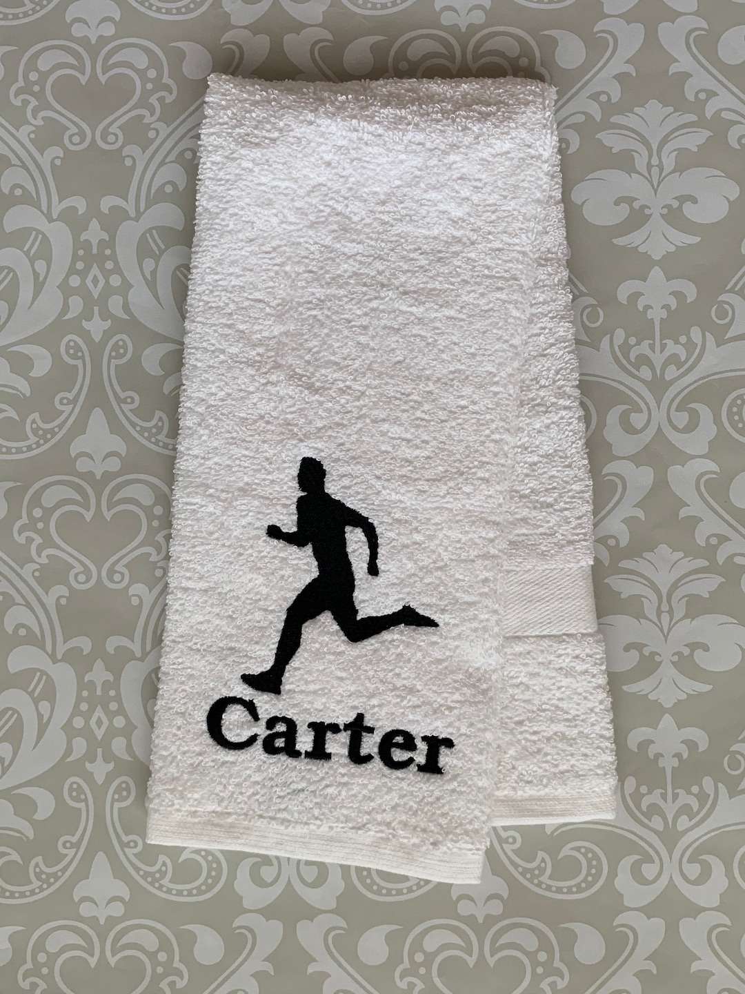 Personalized Runner Towel - Male STR02 // Running // Running Gifts ...