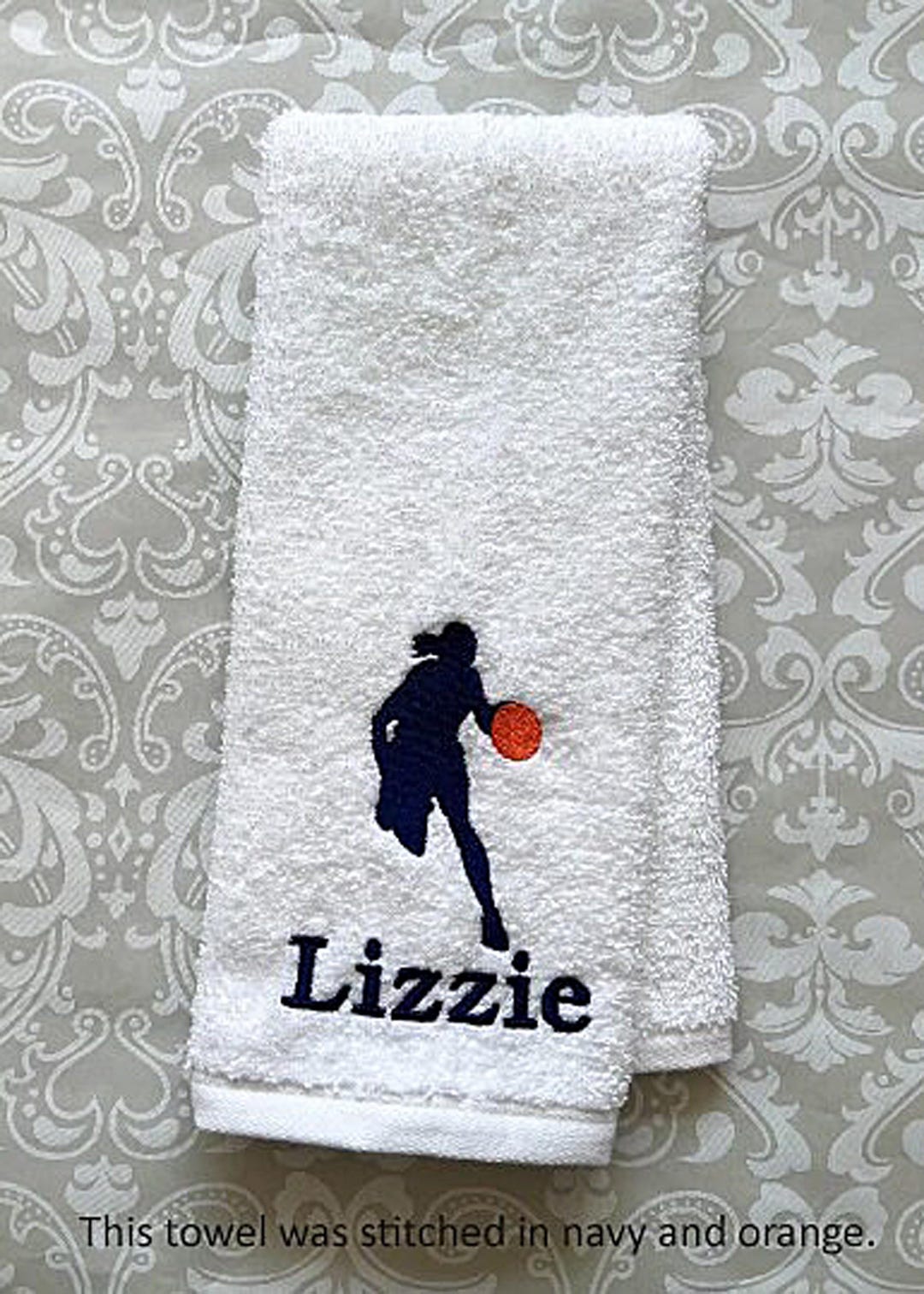 Embroidered Basketball Player Towel, Personalized Team Gift - Etsy