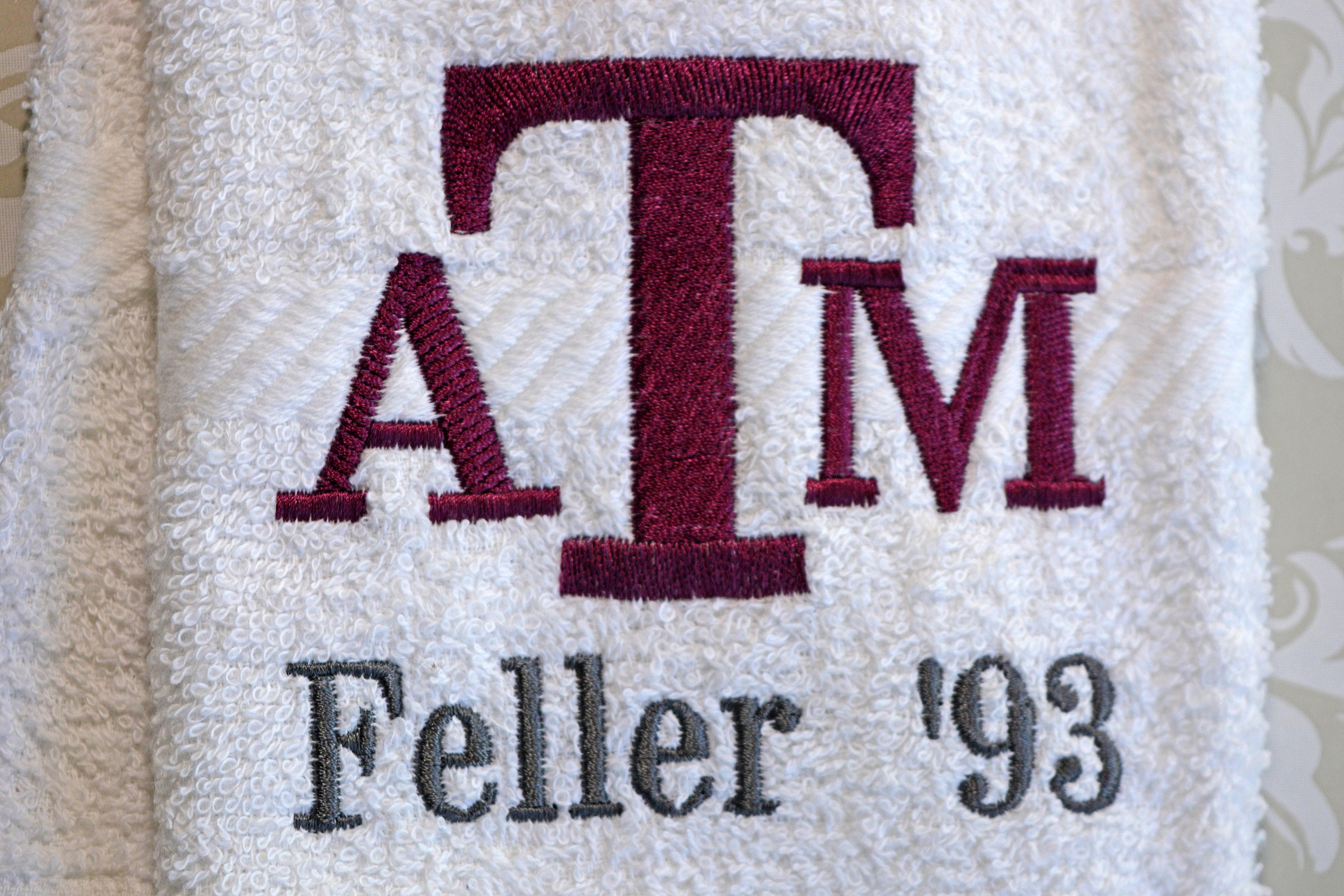 Personalized Texas A&M Spirit Towel #1 ST020 // Aggies // Gigem ...