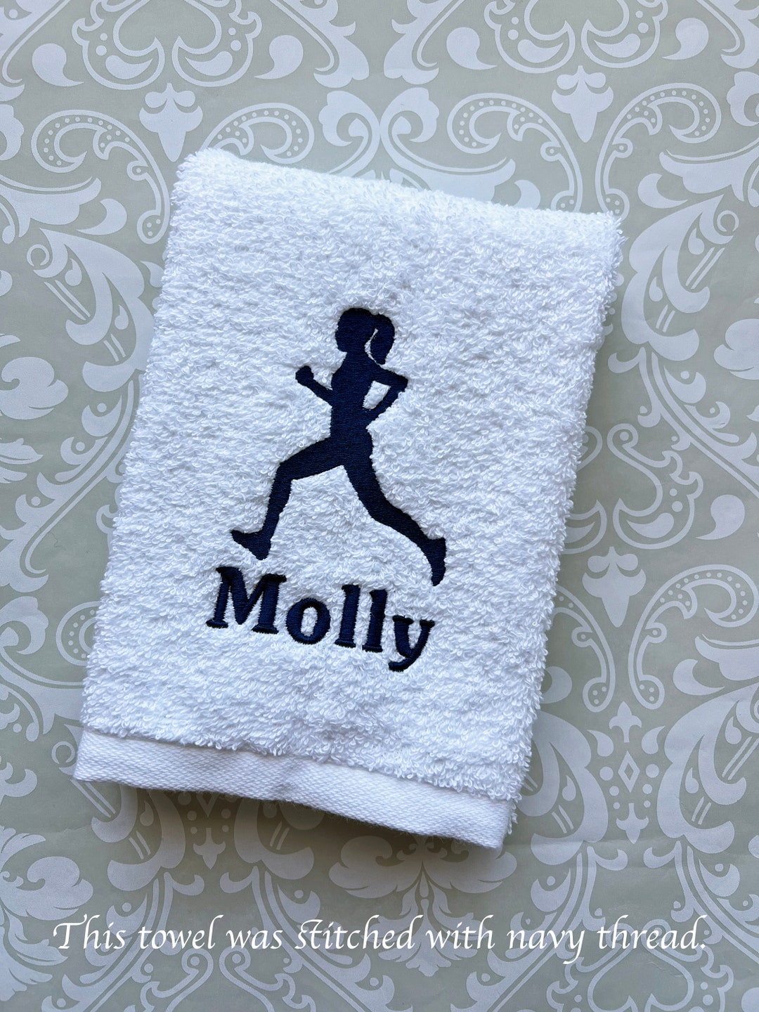 Personalized Runner Towel - Female STR02 // Running // Running Gifts ...