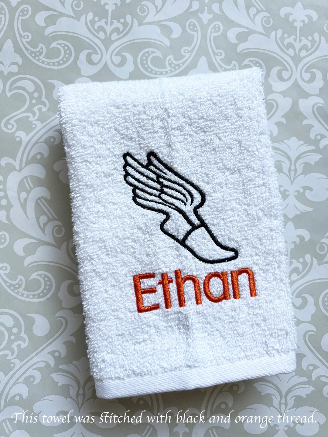 Personalized Track and Field Towel, Embroidered Runner Gift - Etsy