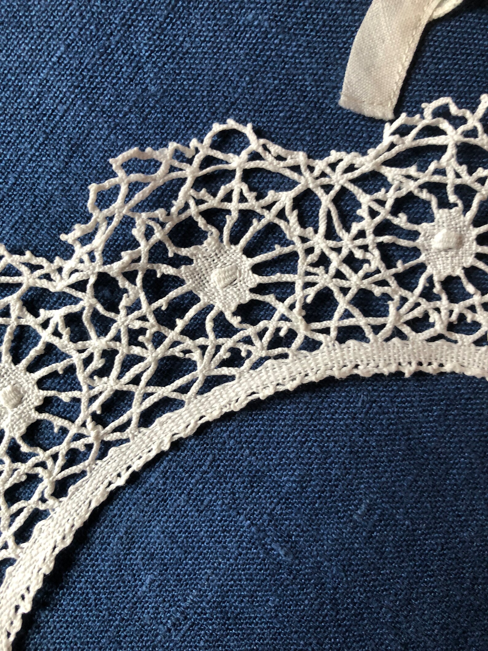 Vintage Linen Collars Lot of Three Handmade Ladies Accessories White ...