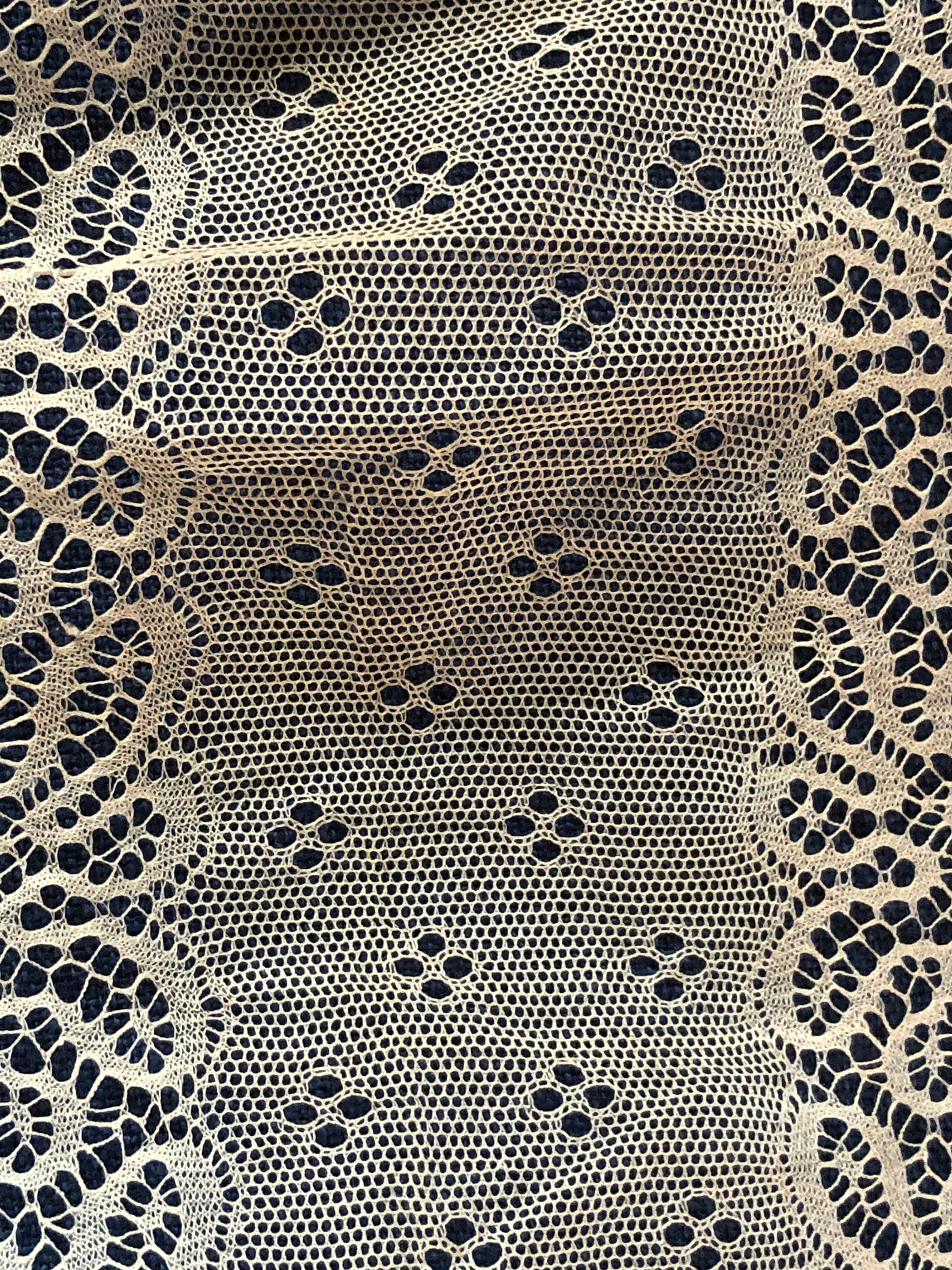 Antique Tasseled Lace Lappets Elegant Wide Cream Silk Lace - Etsy