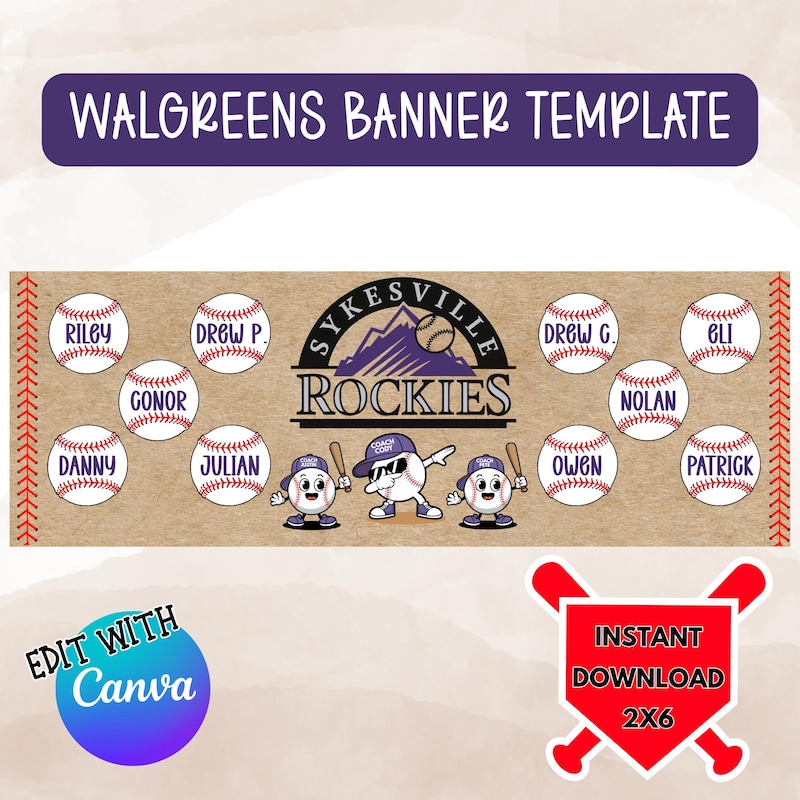 Custom Walgreens Banner - Etsy
