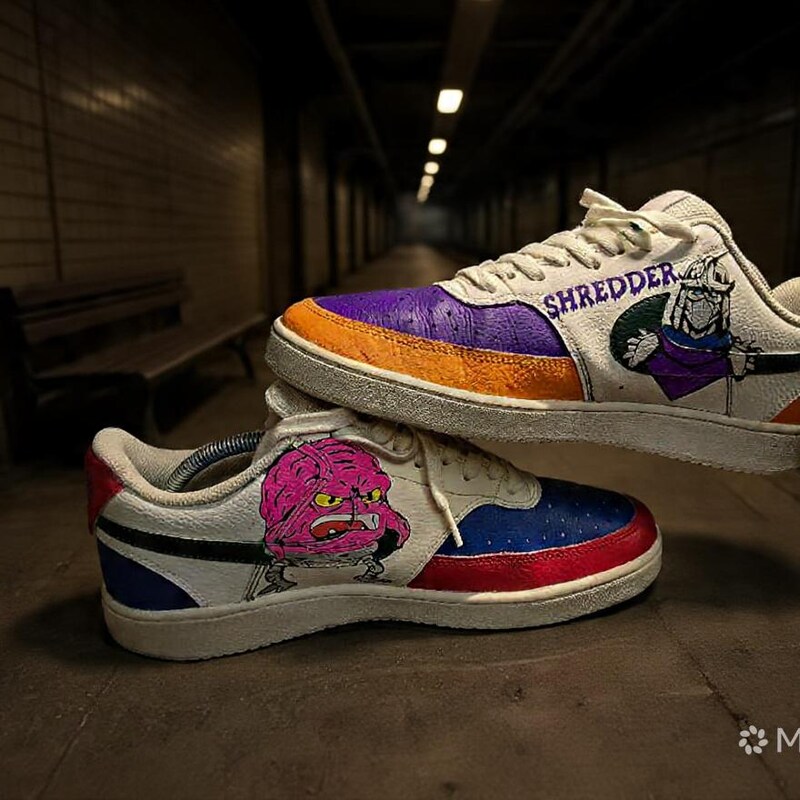 Spiderman Painted Shoes - Etsy