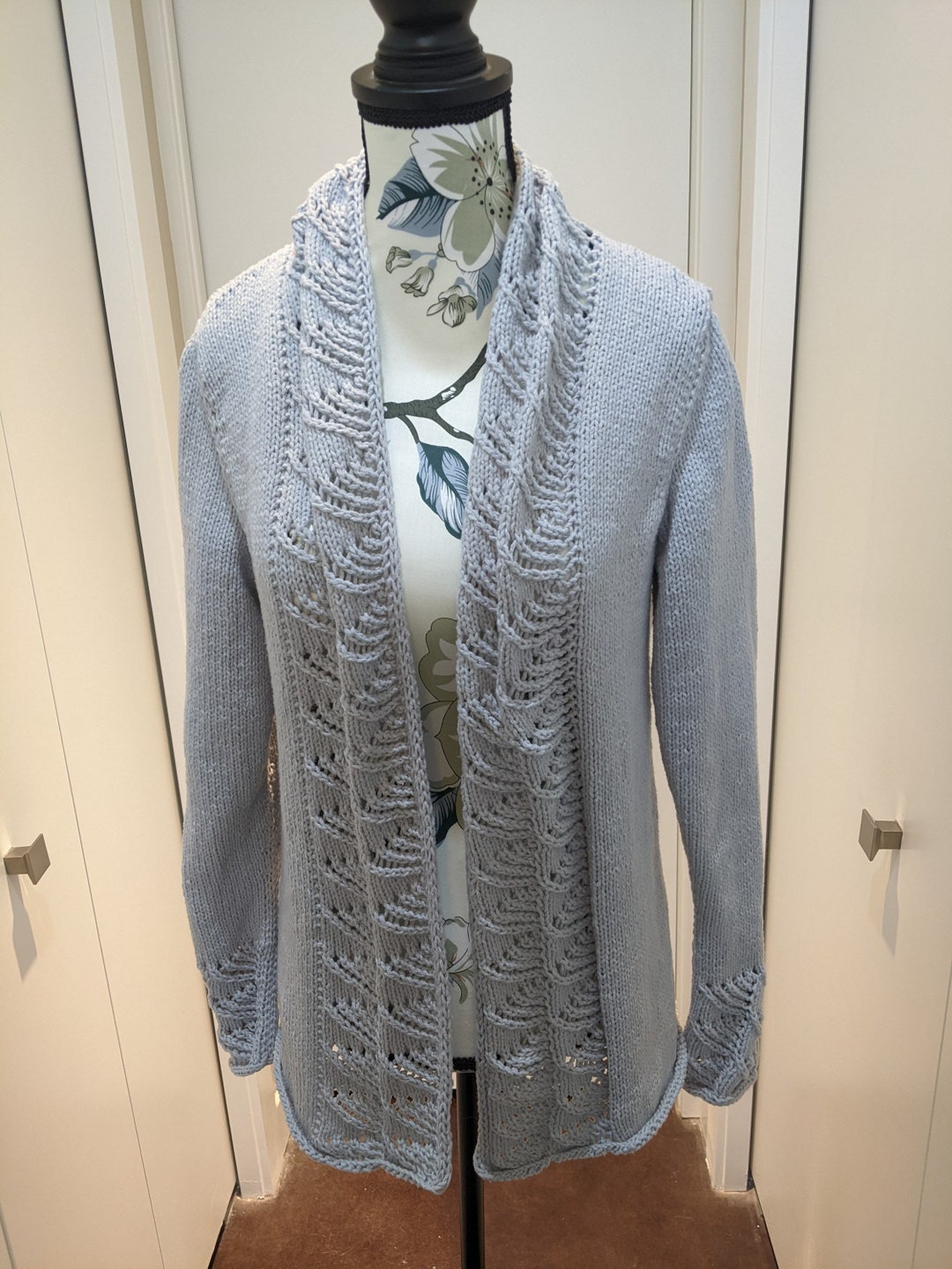 Grey Faux Flannel Drapey Cardigan Women’s S FREE SHIPPING - Etsy