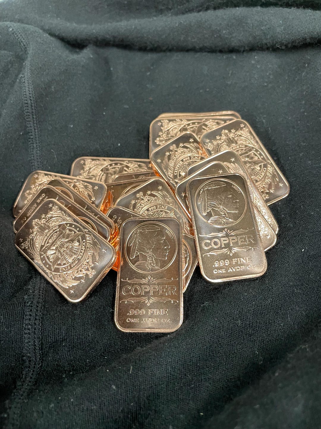 1 Oz Copper Bullion Bars Full Tube of 20 Bars .999 Fine - Etsy