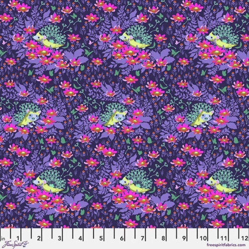Tula Pink Tiny Beast Fabric Glimmer Half Yard Cut - Etsy