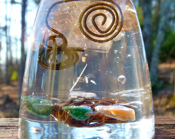 Orgone Energy Cone With Unique Copper Nest. Protects Against ...