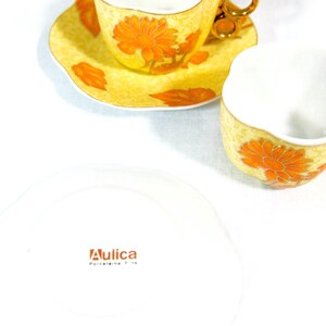 Vintage Aulica 24k Painted Porcelain Espresso/ Demitasse Cup With ...