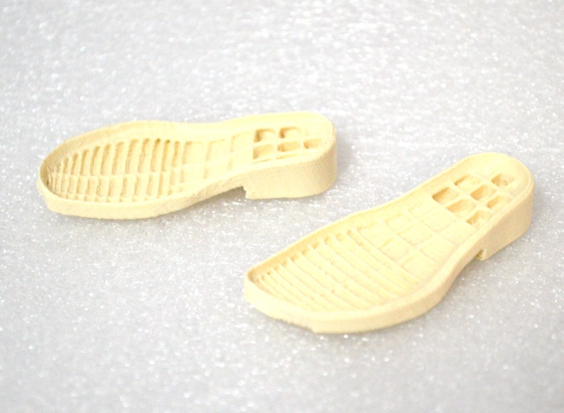 Handmade Plastic Shoe Bases Soles to Make Your Own Doll Sandals/shoes ...