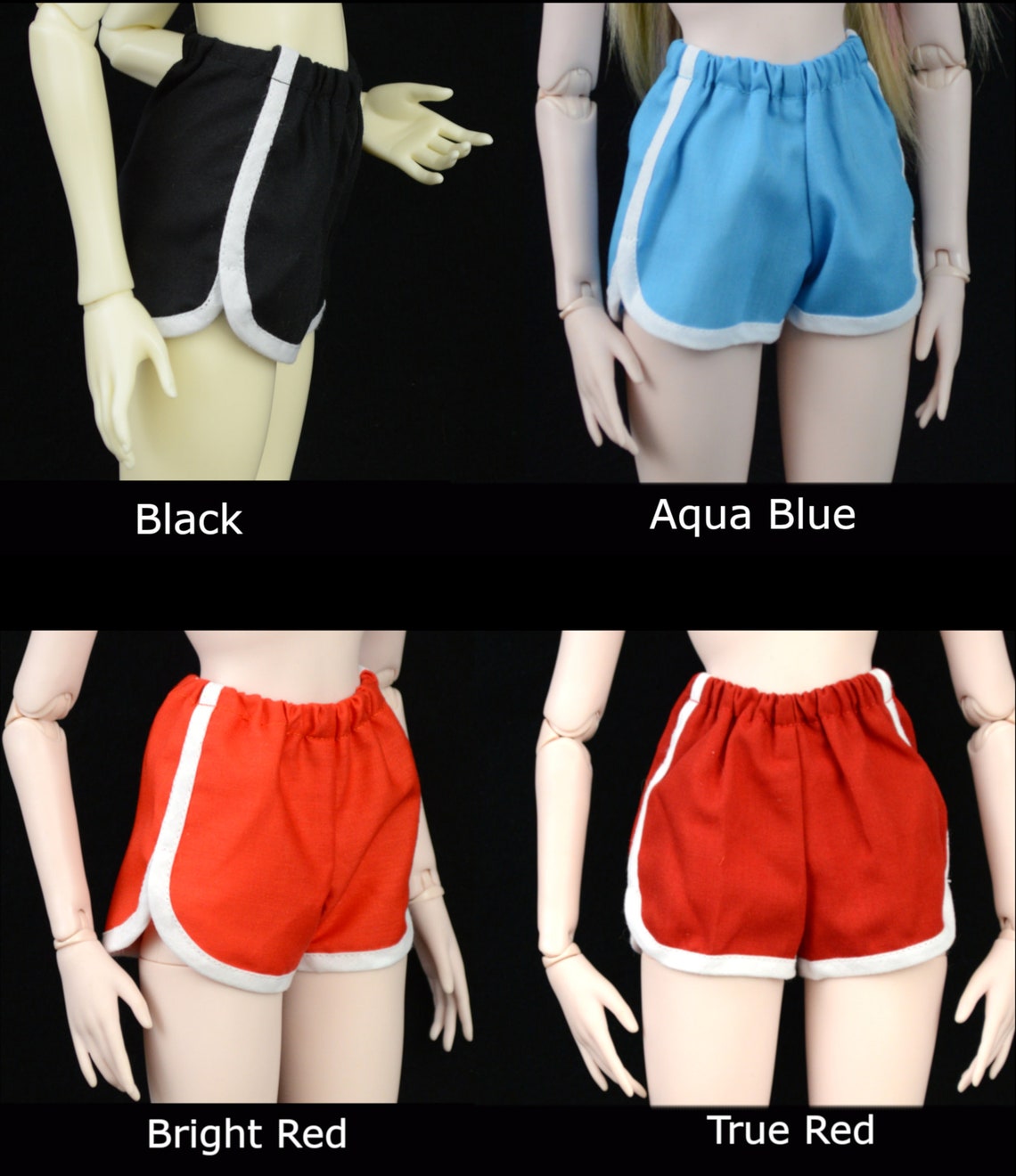 Dolphin Shorts in a Variety of Colors for Smart Doll, Dollfie Dream and ...