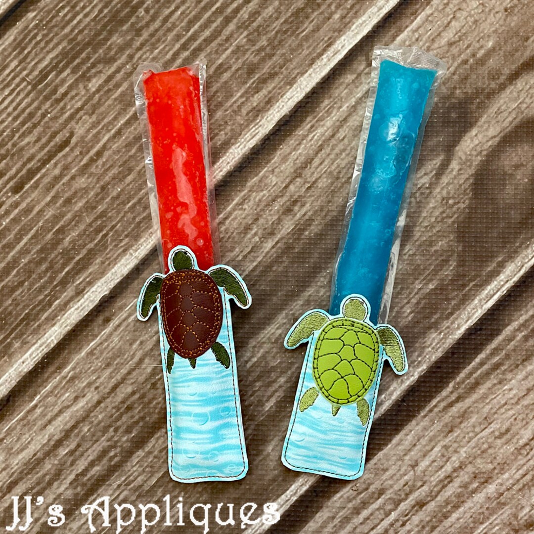 Ice Freezer Pop Holder - Sea Turtle - 4 Inch, 5 Inch With Multiple ...
