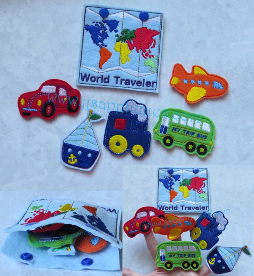 ITH Transportation Puppet Set - 5 Puppets With 2 Carry Case Options ...