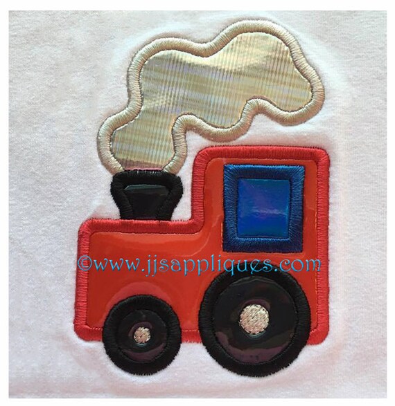 Train Applique Designs Train Engine Digitized Embroidery | Etsy