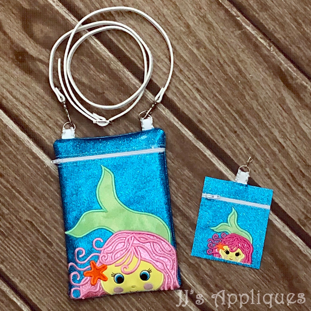 ITH Purse Mermaid Purse 8 Designs, 4 Sizes, With 2 Finish Seam Styles ...
