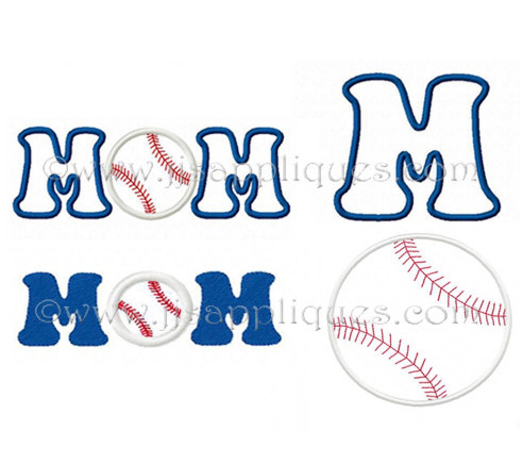 Instant Download - Baseball Embroidery Design - Baseball Mom Embroidery ...