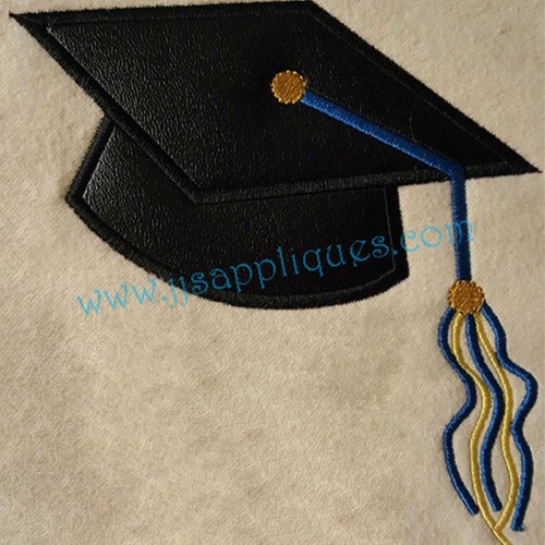 GRADUATION CAP Machine Embroidery Design for Hoop Size 4x4 - Etsy