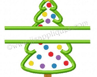 Instant Download Split Embroidery Design Decorated | Etsy