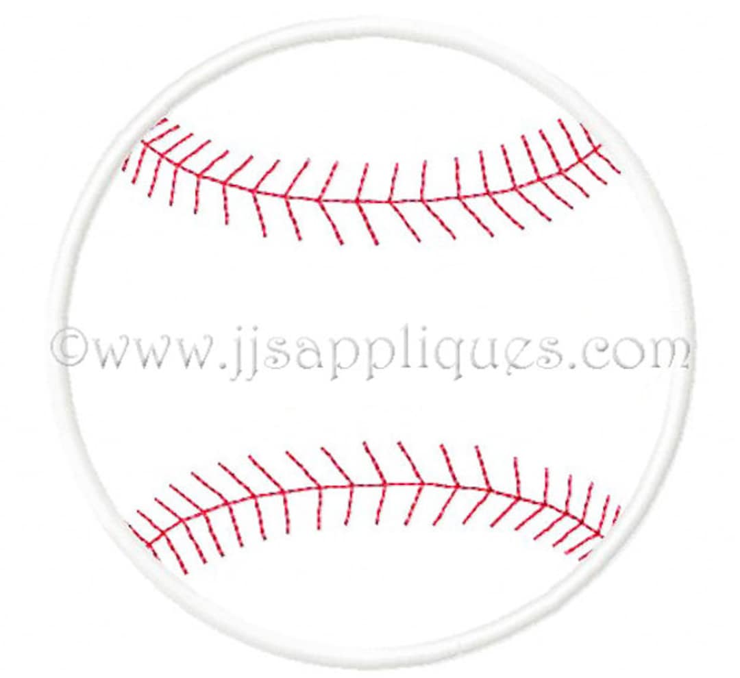 Sports Designs Baseball Embroidery Fill Designs - Set of 6 Sizes 1-1/2 ...