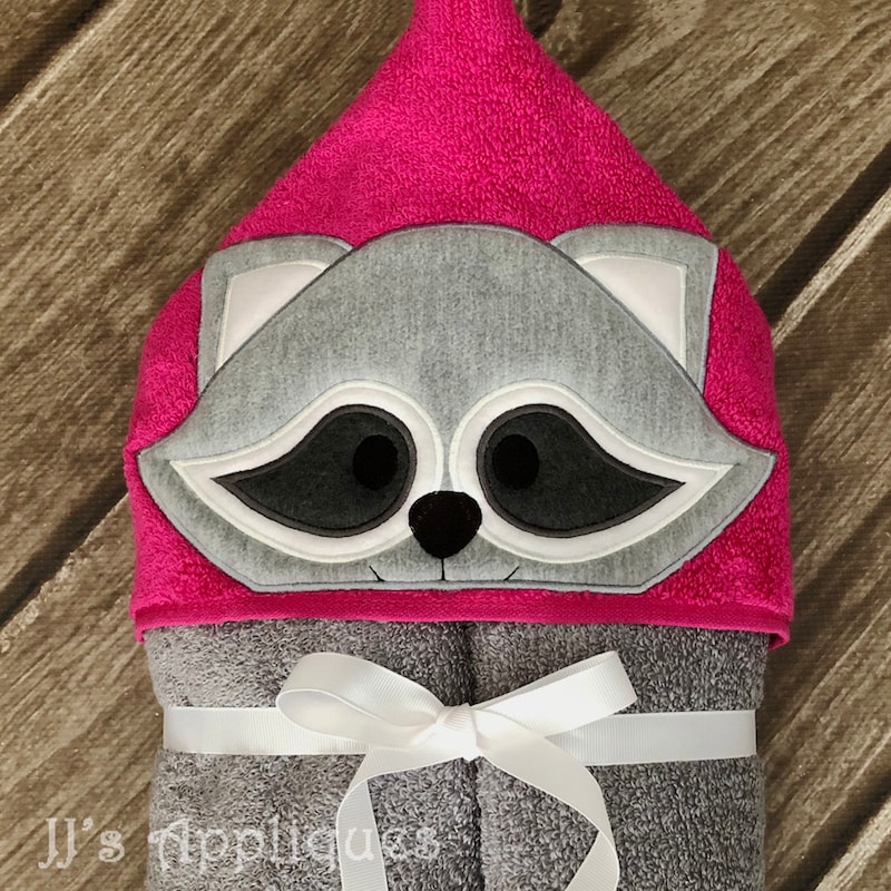 Hooded Towel Embroidery Design - Etsy
