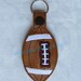 Instant Download - ITH Snap on Football Key Fob Design - Embroidery ...