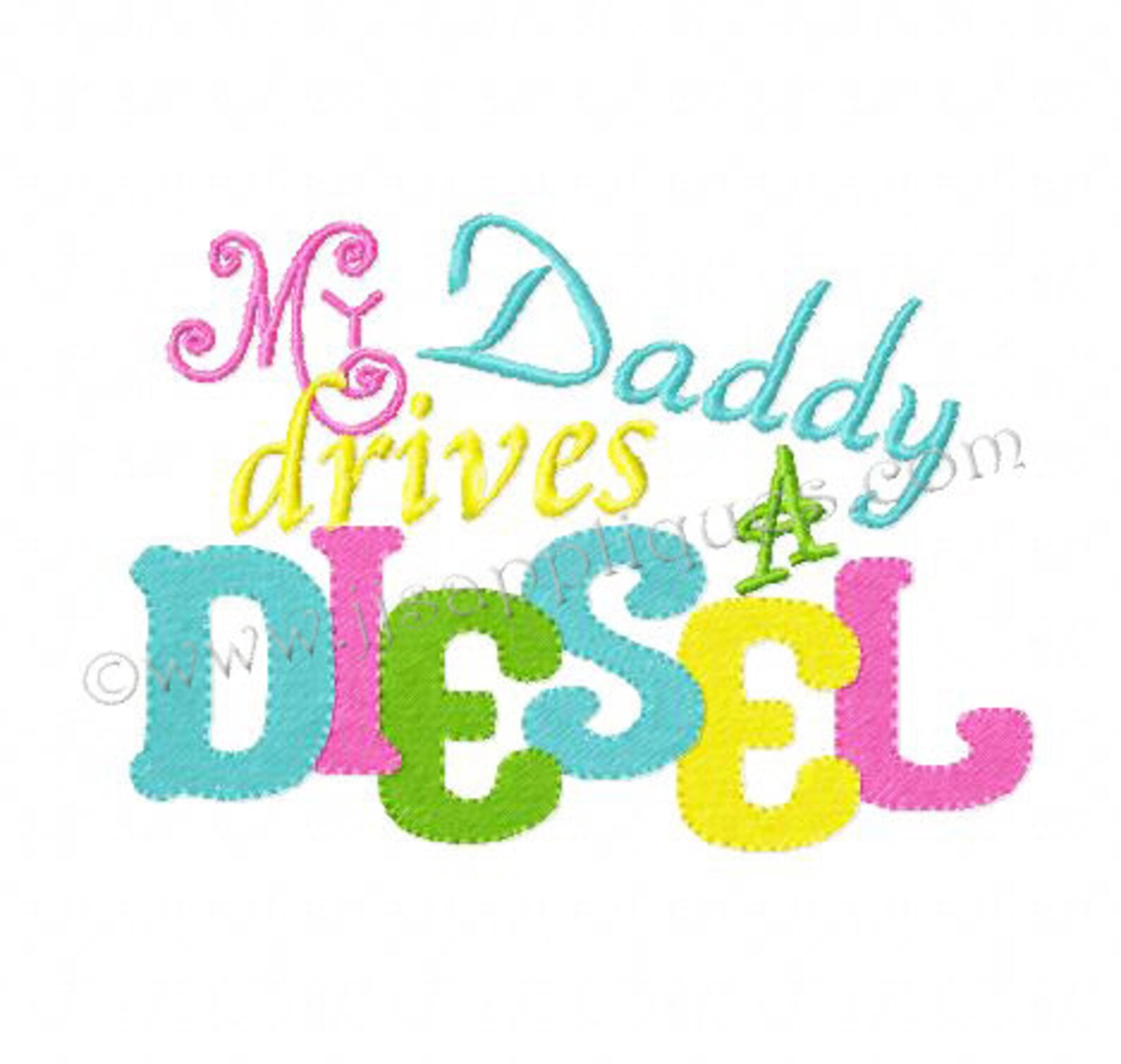 Instant Download Truck Driver Embroidery Designs My Daddy - Etsy