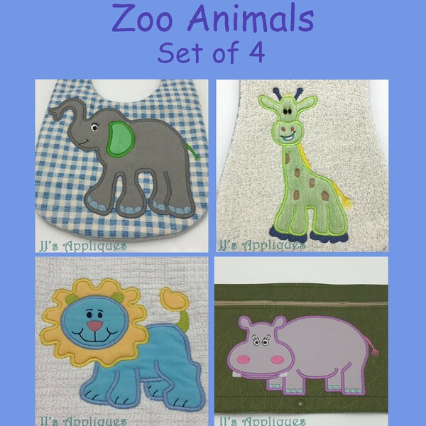 Animal Applique - Etsy