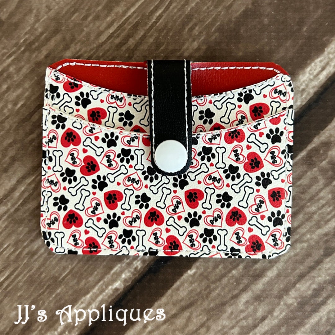 ITH - Snap Tab Credit Card-money Plain Wallet Small for a 5x7 Hoop ...