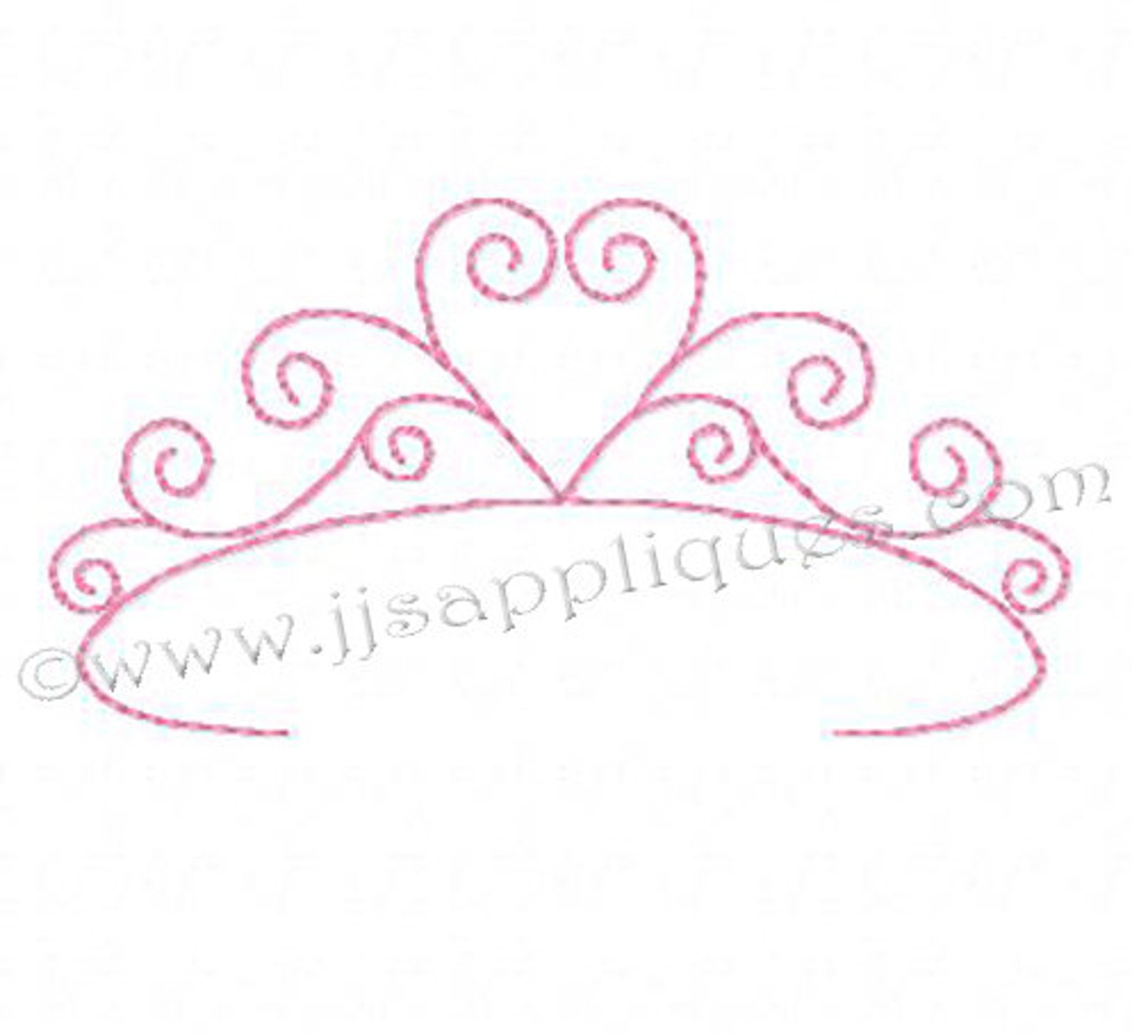Princess Tiara Embroidery Designs - Tiara Set of 10 Designs, Double ...