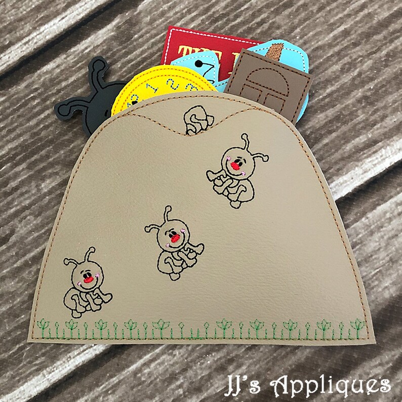 ITH the Ants Go Marching Finger Puppet Set With Anthill Carry Case ...