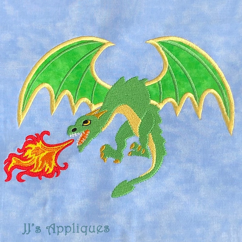 Dragon Applique - Etsy