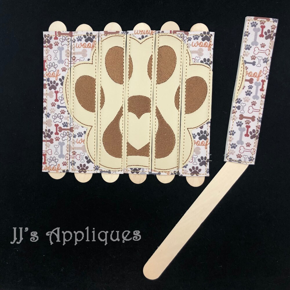 Stick Puzzle - Paw Print Stick Puzzle - Paw Print With Heart Pad Stick ...