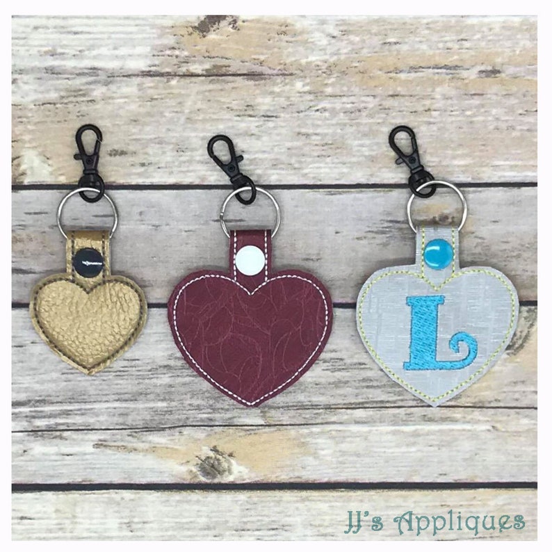 ITH Snap on Shapes Blanks Key Fob Design Set of 7 Shapes - Embroidery ...