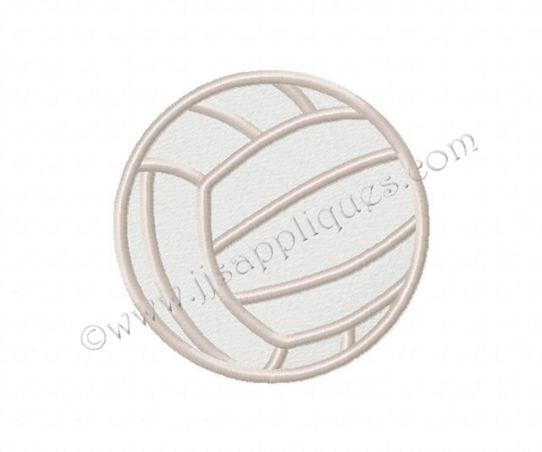 Sports Designs Volleyball Embroidery Fill Designs - 6 Sizes 1-1/2 Inch ...