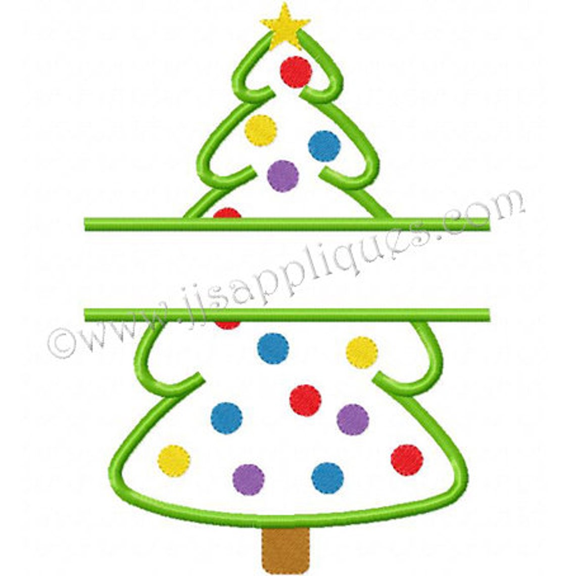 Instant Download Split Embroidery Design Decorated - Etsy