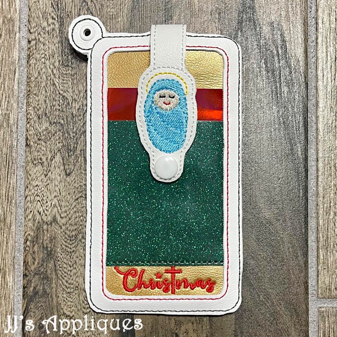 ITH Credit Card-money Wallet With Eyelet Christmas for a 5x7 Hoop ...