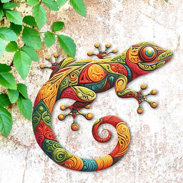Lizard Wall Art - Etsy