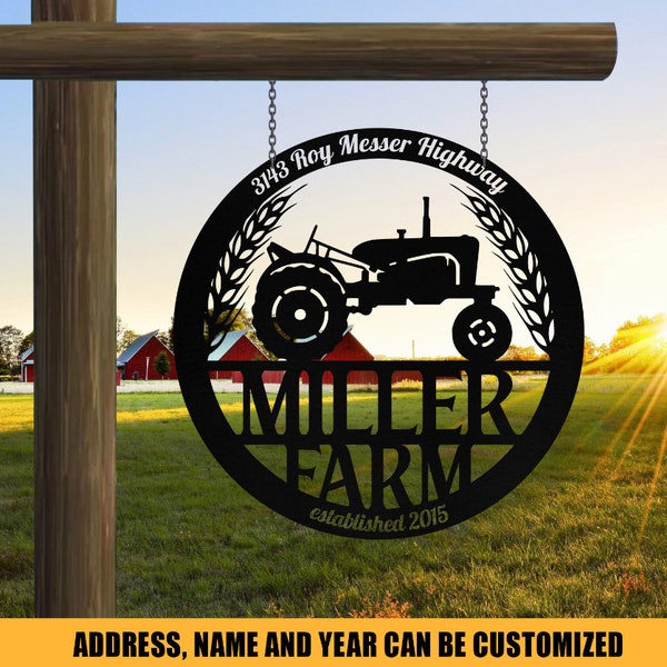 Metal Farm Signs - Etsy