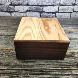 Wooden Tea Chest Empty Tea Box Tea Chest 6 Sections 60 Tea Bags Box - Etsy