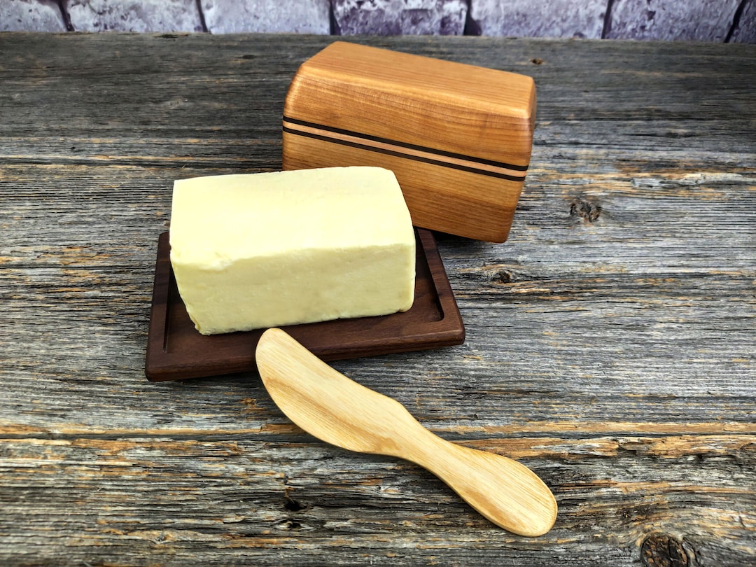 Wooden Butter Dish - Wooden Butter Box- Handmade Butter Box - Etsy