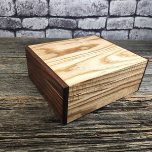 Wooden Tea Chest Empty Tea Box Tea Chest 6 Sections 60 Tea Bags Box - Etsy