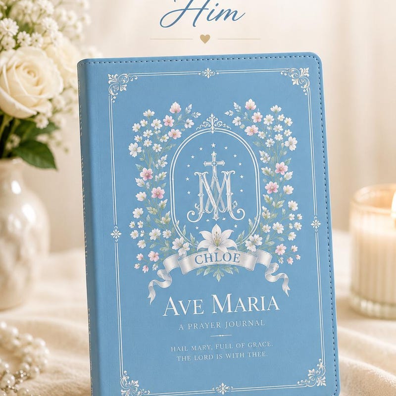 Catholic Marian Notebook - Etsy