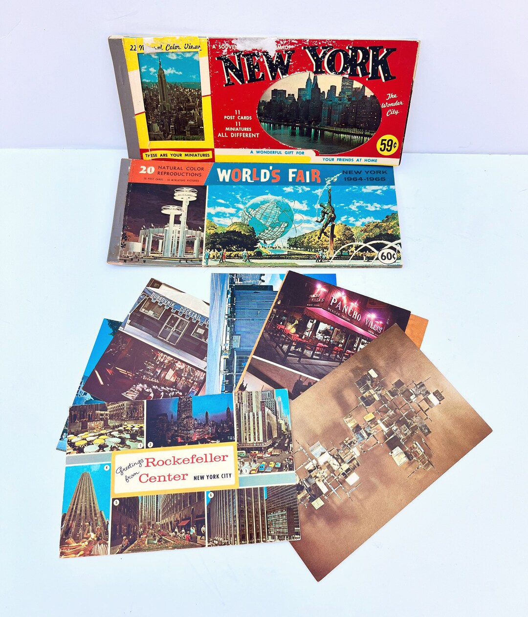 1964 World's Fair & New York Postcard Books and Postcards - Etsy