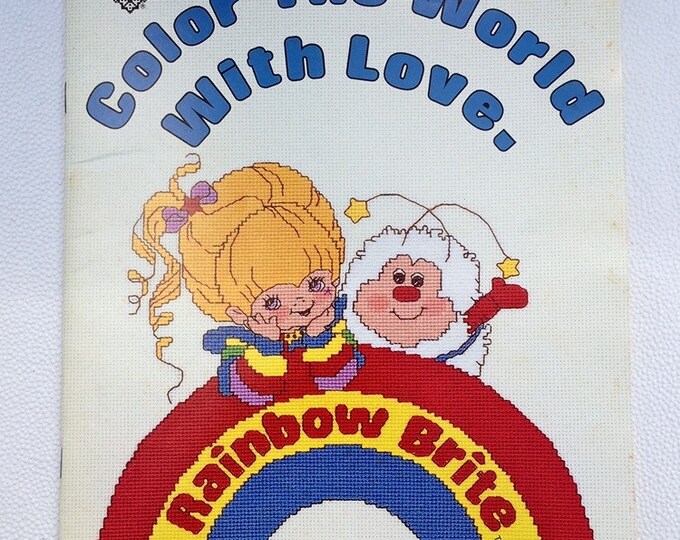 Rainbow Brite Cross Stitch Pattern Book 1985 - Etsy