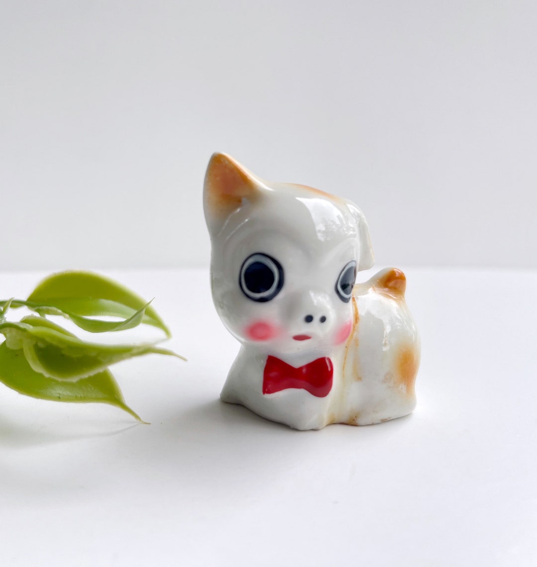 Small Ceramic Pig - Cute Retro Figurine - Etsy